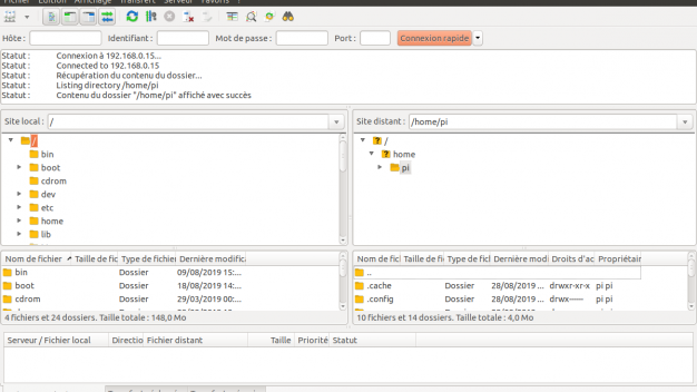 Transfer files to the Raspberry Pi without FTP with SSH. – Howto ...
